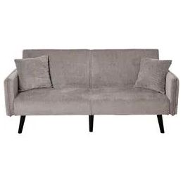 Schlafsofa Jahnke "CHILLAX DOT", platingrau, B:191cm H:83cm T:84cm, Sofas, Schlafsofa, mit Relax-und Schlaffunktion, inkl. Kissen, Breite 191 cm