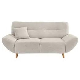 3-Sitzer Home Affaire "Drago", wei&szlig;, B:205cm H:81cm T:90cm, 100% Polyester, Sofas