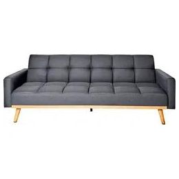 Schlafsofa Jahnke "CHILLAX BOX", granitgrau, eiche, B:214cm H:83cm T:83cm, Sofas, Schlafsofa, mit Schlaffunktion, Seitentasche, Breite 214 cm