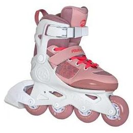 Inlineskates Powerslide "Rocket Pale Mauve adj." Gr. 33, wei&szlig;, Inlineskates_Rollschuhe, Kinder, 33/36 (bis 80 kg), Kunststoff