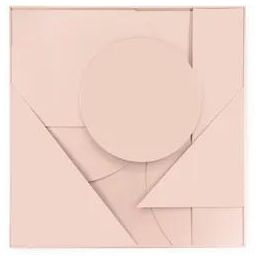 Bild mit Rahmen Art for the home "Abstract 3D", farbe bild(er): beige, B:80cm H:80cm T:3,5cm &Oslash;:3,5cm, Leinwand, Bilder, Wanddeko Ornament Beige 80x80cm
