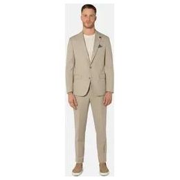 Anzug Thomas Goodwin "5039-90", Herren, Gr. 26, Untersetztgr&ouml;&szlig;en, beige, 35% Polyester, 34% Baumwolle, 15% Viskose, 15% Leinen, 1% Elasthan, unifarben, regular fit, Anz&uuml;ge