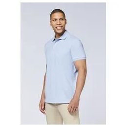 Poloshirt Chiemsee, Damen, Gr. M (48/50), brunnera blau, 100% Baumwolle, ohne Ausschnitt, Shirts