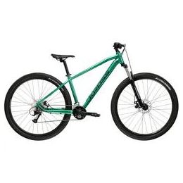 Mountainbike KROSS "Hardtail 29" Hexagon 3.0 blau 16 G&auml;nge" Gr. 43, blau, schwarz, Fahrr&auml;der, Herren, 43cm, 29 Zoll (73,66cm) hinten: 29 Zoll (73,66cm)