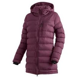 Funktionsmantel Maier Sports "Lomnica Coat W", Damen, Gr. 40, lila (purpurviolett), 100% Polyamid, M&auml;ntel, Damen Mantel, leichtes Primaloft Material, 3 RV-Taschen und Kapuze