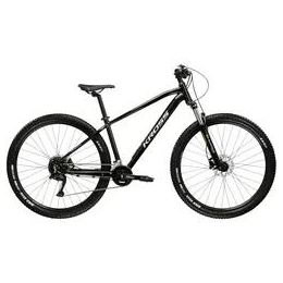 Mountainbike KROSS "KROSS Mountainbike Hardtail 27,5" Hexagon 5.0 schwarz 18 G&auml;nge" Gr. 43, schwarz, schwarz, Fahrr&auml;der, 43cm, 27,5 Zoll (69,85cm) hinten: 27,5 Zoll (69,85cm)