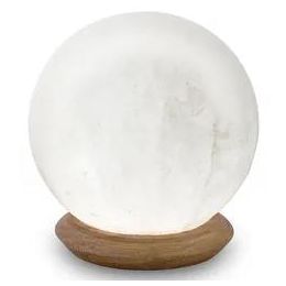 Himalaya Salt Dreams Salzkristall-Tischlampe "USB-Ball", wei&szlig;, 1 Stk., Leuchten, Handgefertigt aus Salzkristall - jeder Stein ein Unikat, ca. 2,3 kg