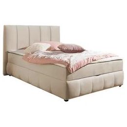 Boxbett OTTO HOME "Hartley inkl. Bettkasten und Topper, auch in &Uuml;berl&auml;nge erh&auml;ltlich", beige, B:152cm L:230cm, Komplettbetten, wahlweise mit Bonnell- oder TTFK-Matratze in H2, H3 o. H4 erh&auml;ltlich