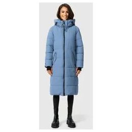 Steppjacke Marikoo "Zuraraa XVI", Damen, Gr. S, dusty blau, Obermaterial: 100% Polyester; Innenseite: 100% Polyester; Futter: 100% Polyester; Wattierung: 100% Polyester, Jacken Steppjacke, langer Winter Mantel gesteppt