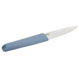 Gem&uuml;semesser Woll "Cutting Edge", blau, Klingenl&auml;nge 9cm, Edelstahl, Kunststoff, Kochmesser, aus deutschem Edelstahl gem&auml;&szlig; DIN 1.4116