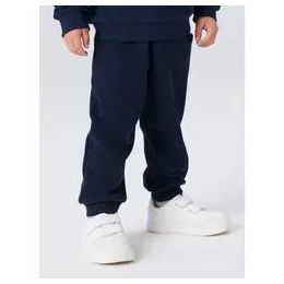 Sweathose name it "NMMOBEAR NREG SWEAT PANT UNB NOOS", Jungen, Gr. 86, N-Gr, schwarz sapphire, Sweatware, Obermaterial: 51% Baumwolle, 35% Polyester, 14% Viskose, unifarben, kn&ouml;chellang, Hosen Sweathose