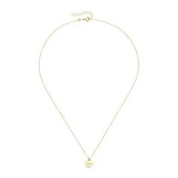 Goldkette Luigi Merano "mit Herz Love-Schrift, Gold 375", gold, Halsketten, Herren, 45cm, Gelbgold 375, Goldkette