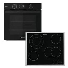 Bauknecht Backofen-Set "BAKO 760 Steam BL", Energieeffizienz: A+ (A+++-D), schwarz, Herdsets, GentleSteam - f&uuml;r ein saftiges Inneres und ein knuspriges &Auml;u&szlig;eres