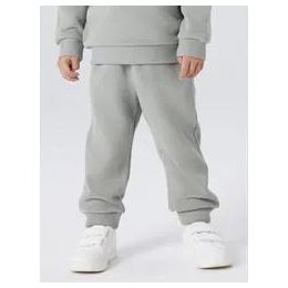 Sweathose name it "NMMOBEAR NREG SWEAT PANT UNB NOOS", Jungen, Gr. 122, N-Gr, shadow, Sweatware, Obermaterial: 51% Baumwolle, 35% Polyester, 14% Viskose, unifarben, kn&ouml;chellang, Hosen Sweathose