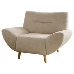 Sessel Home Affaire "Drago", beige, B:111cm H:81cm T:90cm, Sessel, Sessel
