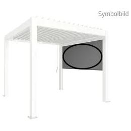 Rollo BioHort "f&uuml;r Pergola 4m, elektrisch, verschiedene Farben", wei&szlig;, B:364cm H:235cm, Polyester, Polyvinylchlorid (PVC), Rollos, Sonnenschutzrollo