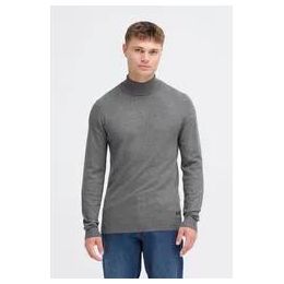 Rollkragenpullover Blend "BHWedat", Herren, Gr. S, pewter mix, Feinstrick, 78% Viskose, 22% Polyester, unifarben, Basic, regular fit normal, hoch geschlossener Ausschnitt, eingesetzt, Pullover Rollkragenpullover, Stilvoller Strickpullover mit Rollkragen