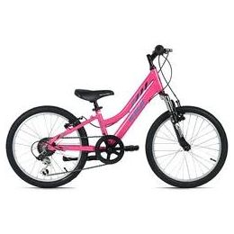 Dacapo Kinderfahrrad WYLD "Mistral Pink 6 G&auml;nge RH 27 cm - Ab 6 Jahre" Gr. 27, rosa, schwarz, Fahrr&auml;der, Kinder, 27cm, 20 Zoll (50,80cm) hinten: 20 Zoll (50,80cm)