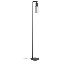 Eglo Stehlampe "MAIONE Stehlampe - Stahl - E27 - 1X4W - IP20", schwarz, 1, H: 151cm, 1 Stk., Leuchten, Standleuchte, Leselampe, Wohzimmer, Schlafzimmer, L22 x B9 x H151 cm, Stehlampe