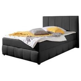 Boxbett OTTO HOME "Hartley inkl. Bettkasten und Topper, auch in &Uuml;berl&auml;nge erh&auml;ltlich", schwarz, B:152cm L:230cm, Komplettbetten, wahlweise mit Bonnell- oder TTFK-Matratze in H2, H3 o. H4 erh&auml;ltlich