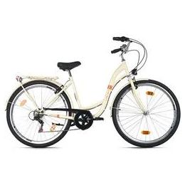 Trekkingrad Dacapo "Damen 28'' Ravenna 6 Beige 6 G&auml;nge RH 48 cm" Gr. 48, beige, beige, Fahrr&auml;der, Damen, 48cm, 28 Zoll (71,12cm) hinten: 28 Zoll (71,12cm)