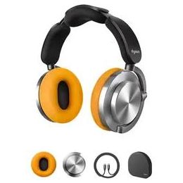 Dyson Over-Ear-Kopfh&ouml;rer "OnTracTM", gelb, aluminium, B:21cm H:20cm T:10,8cm, Kopfh&ouml;rer, Integriertes Mikrofon zum telefonieren und Ger&auml;uschunterdr&uuml;ckung