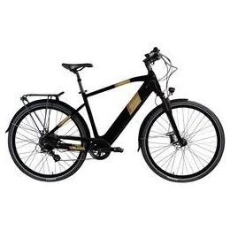 Z&uuml;ndapp E-Bike Z&Uuml;NDAPP "Z810" Gr. 52, schwarz (schwarz, beige), Elektrofahrr&auml;der, 52cm, 28 Zoll (71,12cm), Pedelec, Elektrofahrrad f&uuml;r Damen und Herren