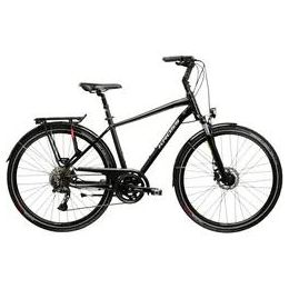 Trekkingrad KROSS "Trans 7.0 schwarz 20 G&auml;nge" Gr. 53, schwarz, schwarz, Fahrr&auml;der, Herren, 53cm, 28 Zoll (71,12cm) hinten: 28 Zoll (71,12cm)