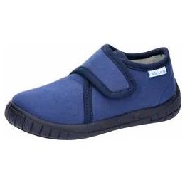 Hausschuh Lico "Hausschuh Cookie Boy", M&auml;dchen, Gr. 21, blau, Synthetik, Schuhe Hausschuh