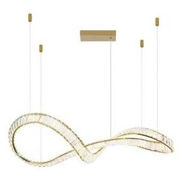 Globo LIGHTING H&auml;ngeleuchte "NEIL", goldfarben, H: 120cm, 1 Stk., Leuchten, H&auml;ngelampe Esszimmer-Leuchte Esstischleuchte Wohnzimmer, H&auml;ngeleuchte