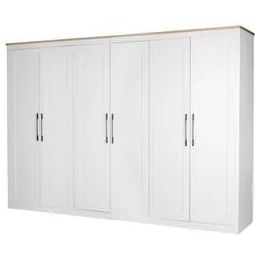 Kleiderschrank OTTO HOME "B&uuml;sum Schlafzimmer Schrank Otto ́s Choice mit 6 T&uuml;ren", wei&szlig;, B:300cm H:210cm T:60cm, Schr&auml;nke, Kleiderschrank, Schlafzimmerschrank Landhaus Design Garderobe Schrank Bestseller, Topseller