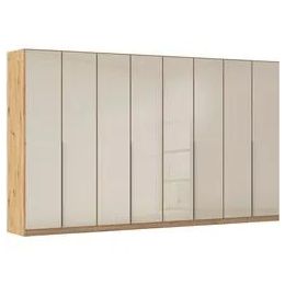Dreht&uuml;renschrank OTTO HOME "Kleiderschrank Kleiderschr&auml;nke Schrank Garderobe AGORDO mit Glasfront", eiche artisan, glas beige (champagner), B:360cm H:229cm T:54cm, Holzwerkstoff, Schr&auml;nke, Dreht&uuml;renschrank, durchdachte Innenausstattung, in 8 Breiten und 2 H&ouml;hen MADE IN GERMANY