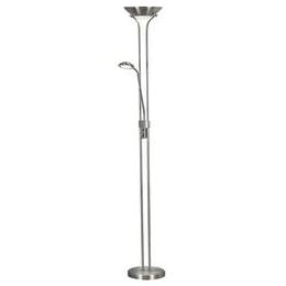 Searchlight Stehlampe "Mother & Child Floor Lamp", satin, silber, 1, &Oslash; 25,4cm H: 180cm, 1 Stk., Leuchten, Stehlampe