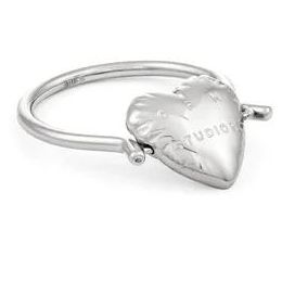 Fingerring Copenhagen Studios "Schmuck Geschenk Edelstahl Ring Balloon Hearts" Gr. 52, silberfarben, Fingerringe, Damen, 52, Edelstahl, 1,5mm, Fingerring
