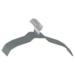 Kleiderb&uuml;gel Wenko "Modell Alessia", grau, B:41cm H:21,5cm T:0,5cm, Metall, Kleiderb&uuml;gel, Kleiderb&uuml;gel, rutschfeste Beschichtung, extra d&uuml;nn, platzsparend