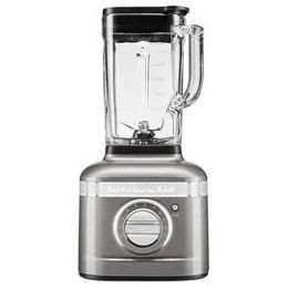 KitchenAid Standmixer "5KSB4026EMS Medallion Silber", silber (medallion silber), B:19,28cm H:40,1cm T:22,91cm, Zerkleinerer
