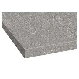 Arbeitsplatte Optifit "Luzern", marmorfarben grau, B:150cm H:3,8cm T:60cm, Holzwerkstoff, Tischplatten, 38 mm stark, Tiefe 60 cm, gro&szlig;e Auswahl an Breiten