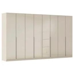 Dreht&uuml;renschrank OTTO HOME "Kleiderschrank Kleiderschr&auml;nke Schrank Garderobe AGORDO mit Glasfront", beige, glas beige (champagner), B:360cm H:210cm T:54cm, Holzwerkstoff, Schr&auml;nke, Dreht&uuml;renschrank, durchdachte Innenausstattung, in 8 Breiten und 2 H&ouml;hen MADE IN GERMANY