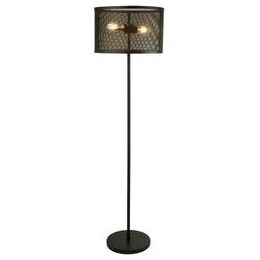 Searchlight Stehlampe "Fishnet 2LT Floor Lamp", schwarz, 2, &Oslash; 40cm H: 145cm, 1 Stk., Leuchten, Stehlampe