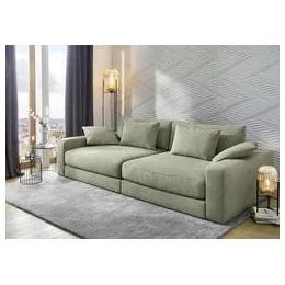 Jockenh&ouml;fer Big-Sofa JOCKENH&Ouml;FER GRUPPE "Milano XXL", salbei, gr&uuml;n, B:290cm T:135cm, Korpus: 100% Polyester;Kissen: 100% Polyester, Sofas, Big-Sofa, mit Federkern, Breite 290cm, Liegefl&auml;che 120x240cm, inklusive Kissen