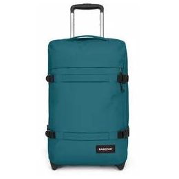 Weichgep&auml;ck-Trolley Eastpak "TRANSIT'R S", Kinder, Gr. B/H/T: 32,5cm x 51cm x 23cm 42 l, smaragd, Polyester, Koffer, Handgep&auml;ck-Koffer Reisegep&auml;ck Reisekoffer mit TSA Schloss Reisetasche