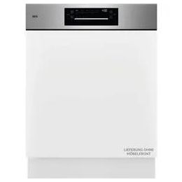 AEG teilintegrierbarer Geschirrsp&uuml;ler "GT9200X2SCM", Energieeffizienz: A (A-G), wei&szlig; (silberfarben), B:59,6cm H:84,5cm T:58cm, Geschirrsp&uuml;ler, Leise Sp&uuml;lmaschine 38 dB kraftvoll gegen Eingebranntes EEK A-10 %