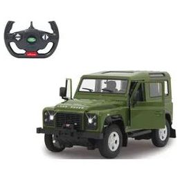 RC-Auto Jamara "Land Rover Defender", gr&uuml;n, Fernlenkfahrzeuge, KinderB:29cm H:14cm T:15cm, Kunststoff, mit LED-Fahrlicht, B:29cm H:14cm T:15cm
