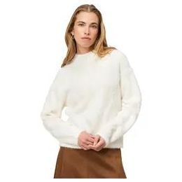 Strickpullover Zero "Damen mit Karomuster", Damen, Gr. 36, creamcream, Strick, Obermaterial: 66% Polyamid, 17% Baumwolle, 17% Polyacryl, aufgeraut, figurumspielend normal, weit, Pullover Strickpullover, Plain/ohne Details
