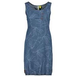 alife and kickin Sommerkleid ALIFE & KICKIN "Damen CameronAK DNM B", Damen, Gr. XS, Normalgr&ouml;&szlig;en, blau (denim), 95% Baumwolle, 5% Elasthan, Kleider Sommerkleid