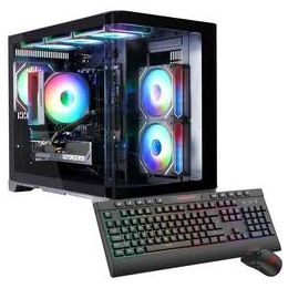 Hyrican GAMEMAX Gaming-PC "HYPE-M BK 7824 AMD Ryzen 5 7500F 16GB DDR5 AMD 1TB SSD RTX 5060", schwarz, Microsoft Windows 11 Home (64 Bit), 16 GB RAM 1.000 GB SSD, Desktop-PCs, Windows 11, DDR5 RAM