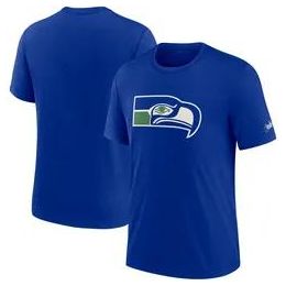 T-Shirt Nike "Nike T-Shirt Seattle Seahawks Nike Rewind Triblend", Jungen, Gr. L, blau, 50% Polyester, 25% Baumwolle, 25% Viskose, Shirts T-Shirt