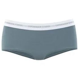 Panty Copenhagen Studios, Damen, Gr. S (36), teal, Single Jersey, Obermaterial: 50% Modal (TENCELTM), 45% Baumwolle, 5% Elasthan (LYCRA), unifarben mit Farbeinsatz, k&ouml;rpernah, Unterhosen Panty, mit weichem Logobund und aus elastischer Baumwoll-Modal-Qualit&auml;t