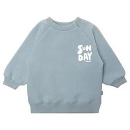 Sweatshirt Liliput "Sun Day", M&auml;dchen, Gr. 86/92, blau (hellblau), 80% Baumwolle, 20% Polyester, bedruckt, normal, Rundhals, Sweatshirts Sweatshirt, mit B&uuml;ndchen am &Auml;rmel