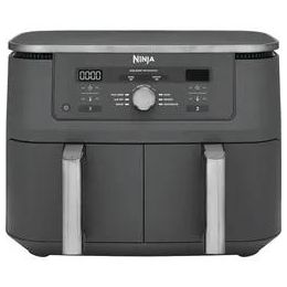 Ninja Hei&szlig;luftfritteuse "MAX 6-in-1 Dual Zone Air Fryer 9,5L DZ400EU", grau, B:42cm H:33cm T:38cm, Fritteusen, Topseller